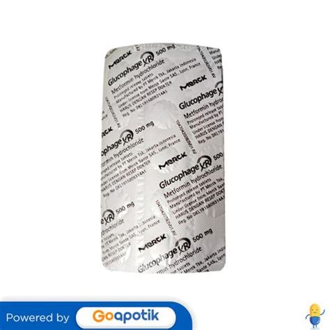 Jual Glucophage Xr 500 Mg Strip 15 Tablet Shopee Indonesia