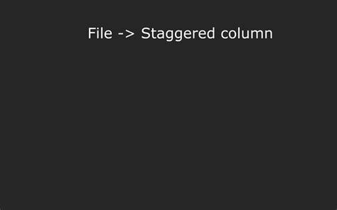file to staggered column revised by en3x on deviantart