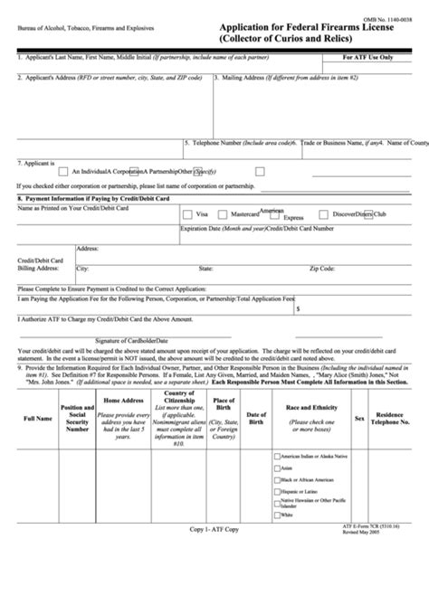 Ffl Report Form Printable Printable Forms Free Online