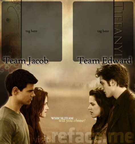 Twilight Tag Picture Team Edward Or Team Jacob