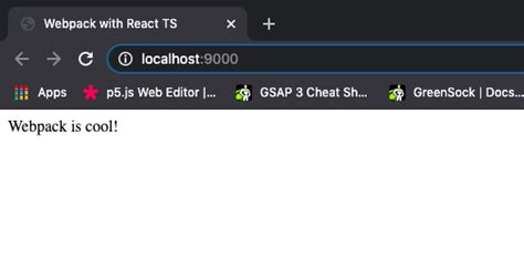 Using Webpack With React Typescript Skcript