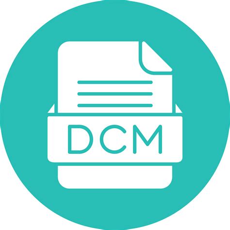 DCM File Format Vector Icon 32529465 Vector Art At Vecteezy