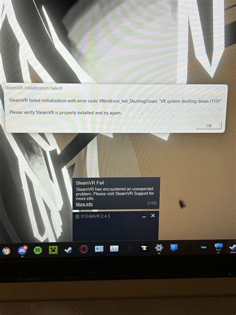 Errors With Connection Steamvr Rwindowsmr