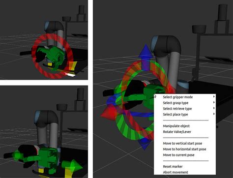 intuitive and fast parametrization directly in rviz where also the rgbd