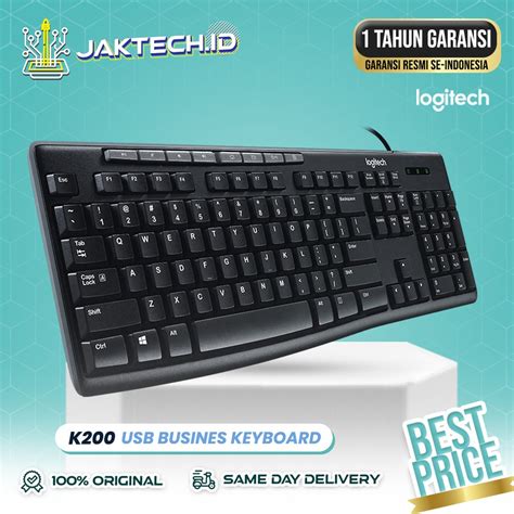Logitech K200 Usb Keyboard Official Warranty Shopee Malaysia