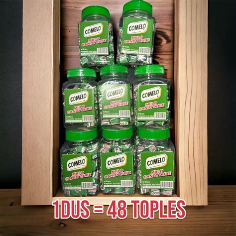 Jual Milo Cube Lokal Toples 1dus Isi 48 Toples Comelo Candy Cube