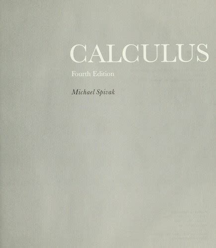 Calculus 2008 Edition Open Library