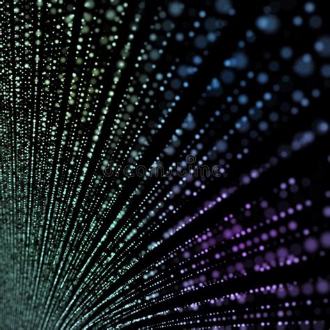 Abstract 3d Big Data Visualization Futuristic Infographics Aesthetic Design Visual Information