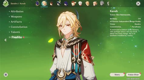 Genshin Impact Kaveh Guide Genshin Chronicle