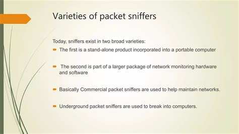 Network Packet Analysis Capture And Analysis Pptx Computer Networking Computing