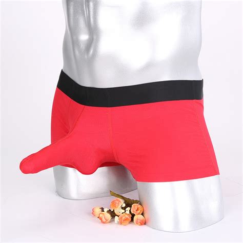 남성용 모달 복서 브리프 심리스 속옷 코끼리 코 파우치 속바지 부드럽고 편안한 팬티 섹시한 속옷 Aliexpress