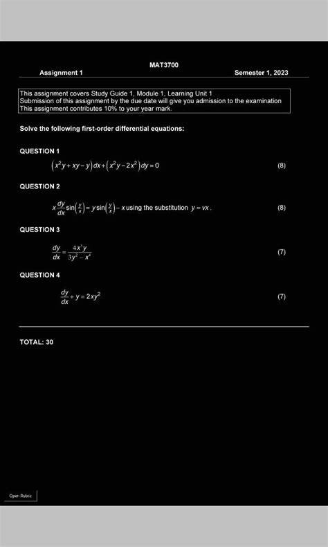 Solved Mat 3700 Assignment 1 Semester 1 2023 This Assignment