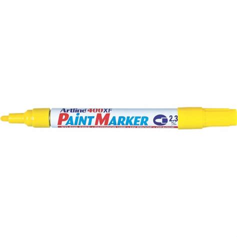 Artline 400 Paint Marker Bullet Tip 23mm Yellow Winc