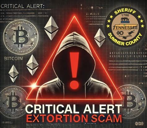 Deputies Warn Of Extortion Scam Involving Cryptocurrency Sumner