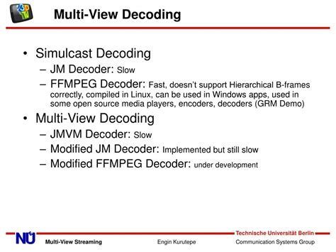 Ppt A Flexible And Standards Compatible Architecture For Mvc