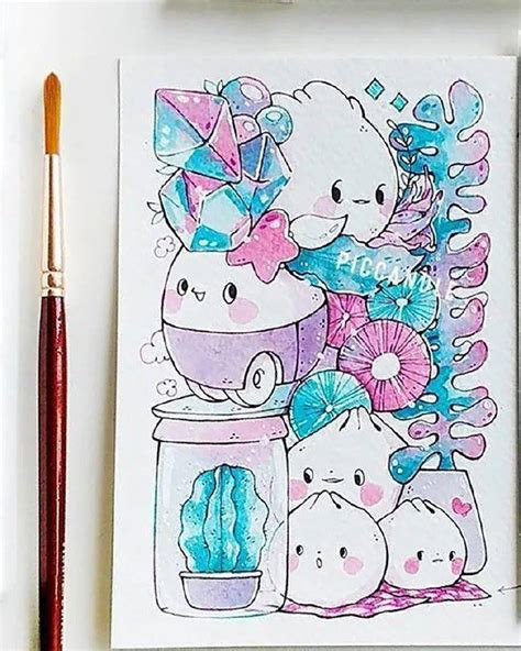 一组超可爱的小精灵简笔画，喜欢的赶紧画起来呀！ 来源