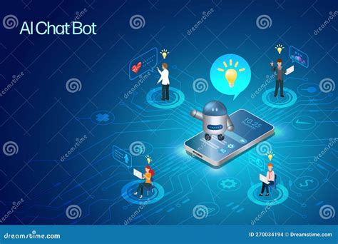 Ai Chat Bot On Smartphone Answer Users Question With Smart Solution