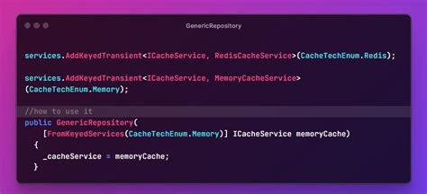 Mahmoud Khalifa On Linkedin Dotnet Csharp Keyedservices Dependencyinjection