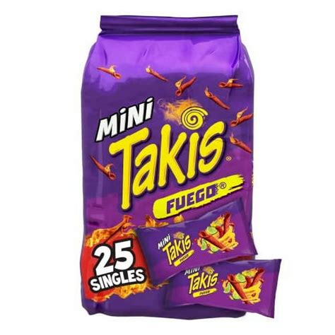 Barcel Takis Original Flavored Chips Box Of 4 70g Each Imported From