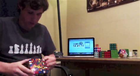 Dude Solves 11x11x11 Rubiks Cube In 123 Minutes High T3ch