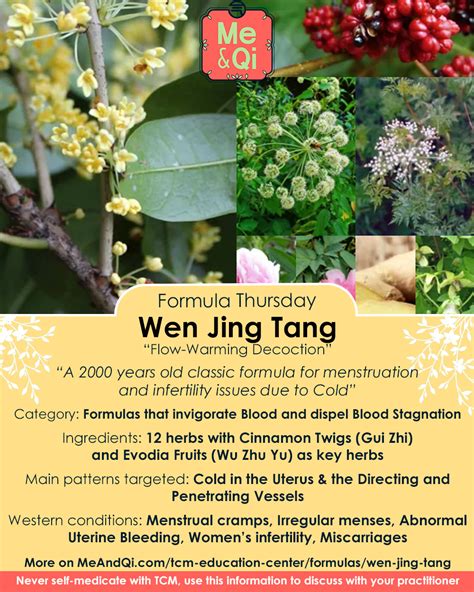 Formula Thursday Today We Look At Wen Jing Tang A 2000 Years Old
