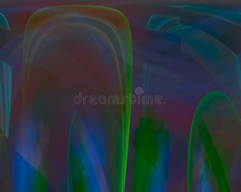 Abstract Fractal Decoration Vibrant Curve Backdrop Graphic Curl