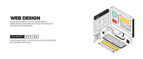 웹 디자인 개념 Isometric 웹 배너 포스터 표지 및 배너를 위한 3차원 디자인 3차원 형태에 대한 스톡 벡터 아트 및 기타 이미지 3차원 형태 Launch