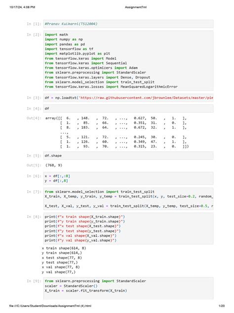 Assignment 7 Ml Pdf Software Engineering Computing
