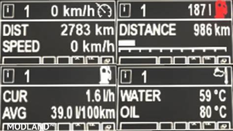 MAN TGX Black Dashboard ETS