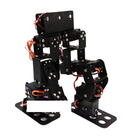 Unassembled 10 Dof Biped Robot Bipedal Humanoid Robot Kit Wservo Bracket For Racing Free