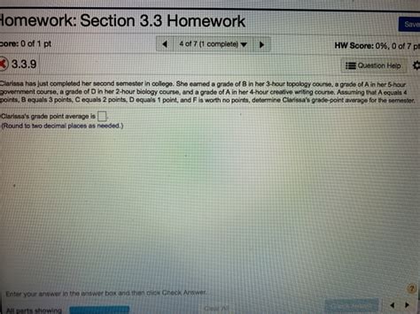 Solved Homework Section 3 3 Homework Save Core 0 Of 1 Pt 4