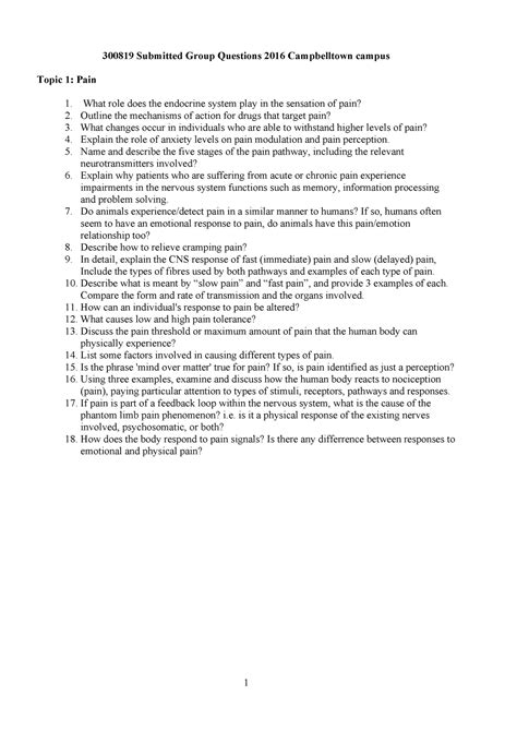 Seminar Assignments Mandatory Assignements And Exam Questions Submitted Group