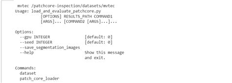 Evaluating Process Issue Amazon Science Patchcore Inspection GitHub