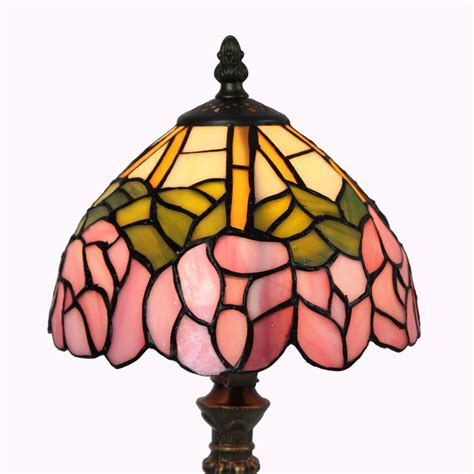 Cabbage Rose Tiffany Table Lamp Memory Lane Lamps