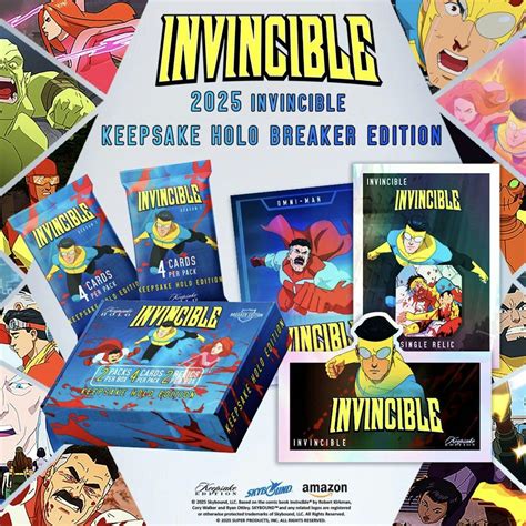 Keepsake Invincible 1st Edition Season 1 Holo Breaker Edition 10 Box