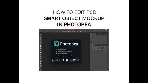 How To Use PSD Smart Object File In Photopea YouTube