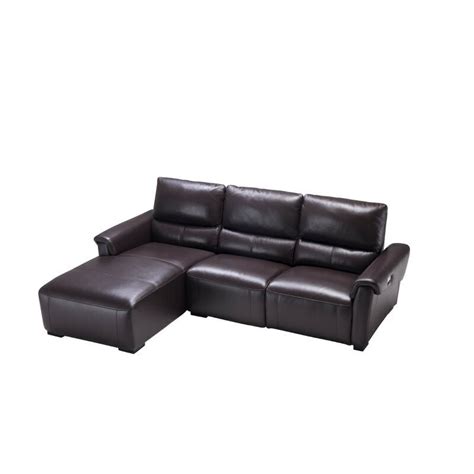 Small Sectional With Recliner In Transitional Style Foter