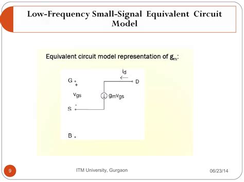 MOSFET Small Signal Model PPT