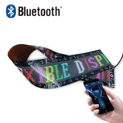 DIY Flexible Pixels Meter Bluetooth Rgb Programmable Scrolling Led Module Display