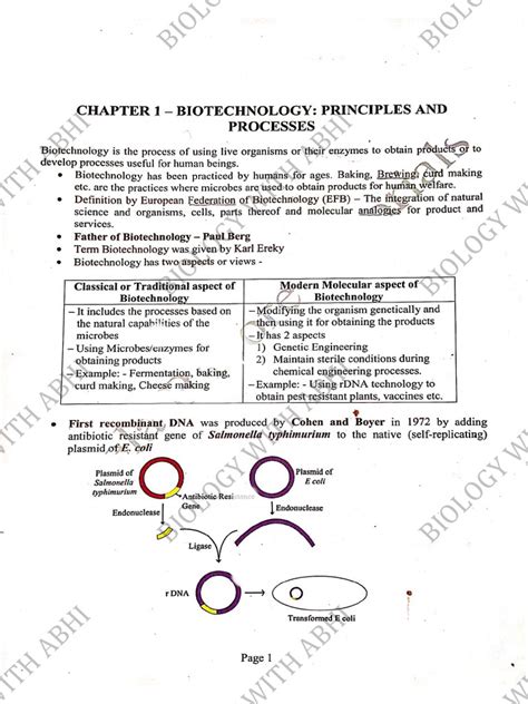 Biotechnology Processes And Techniques Pdf