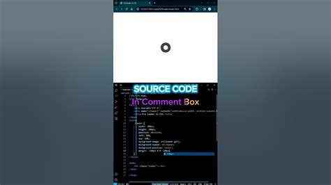 Pre Loader Using Css Shorts Youtube