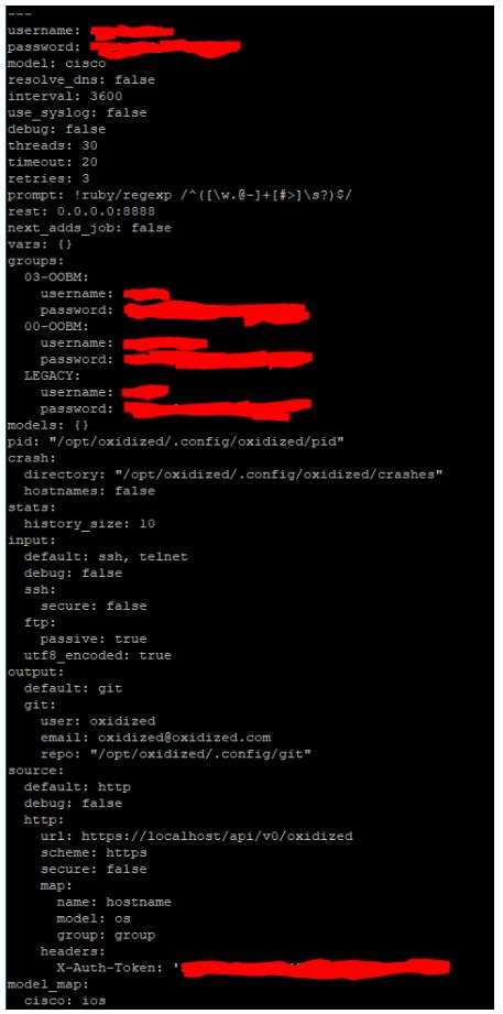 Unable To Integrate Oxidized With Librenms Oxidized Librenms Community