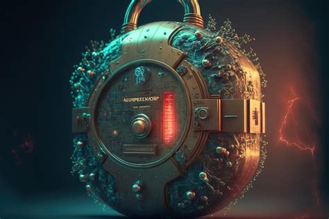 Premium Ai Image Cyber Security Concept Login User Identification