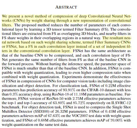 Archived Post Fsnet Compression Of Deep Convolutional Neural