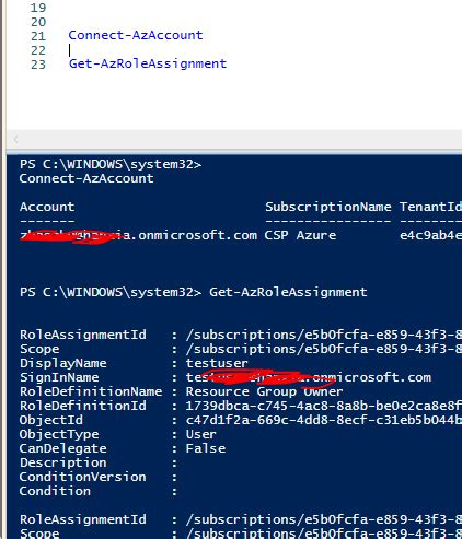 Unable To Run Get Azroleassignment Using Aad App Microsoft Rest Azure Cloudexception Stack