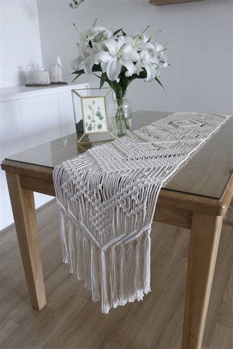 결마크라메 테이블러너 만들기 인천 마크라메 테이블 매트 2700350 네이버 블로그 Macrame Home Decor Macrame Table