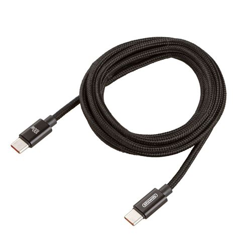 Кабель Skyway Кабель Type C Type C 100w Skyway в мягкой оплетке черный 2м S09603018 1 шт