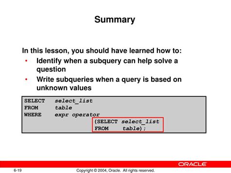 Ppt Using Subqueries To Solve Queries Powerpoint Presentation Free Download Id6905816