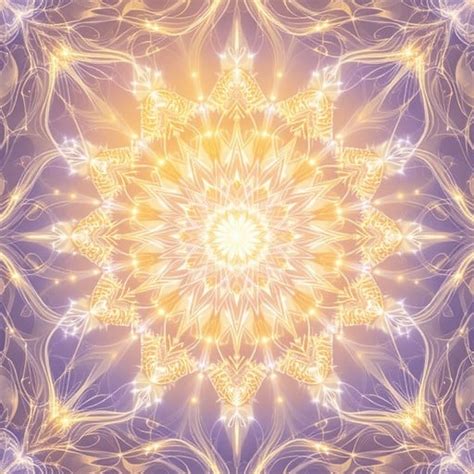 Free Luminous Cosmic Mandala Image Mandala Fractal Sacred