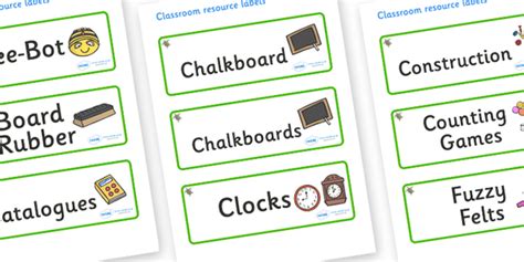 Turtle Themed Editable Additional Classroom Resource Labels